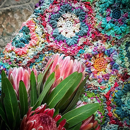 Ravelry: Mums Bullion Bloom Blanket pattern by Marléne Scheepers-Fourie ...