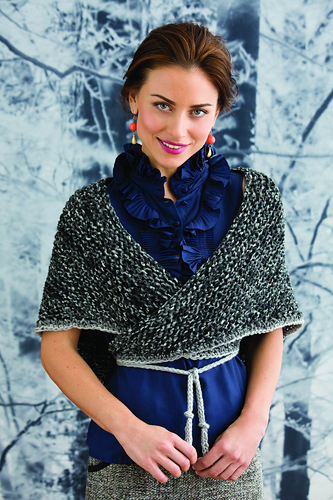 Ravelry: Crossover Shawl pattern by Lisa Silverman