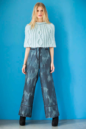 Ravelry: #23 Cropped Poncho pattern by Joanna Radow