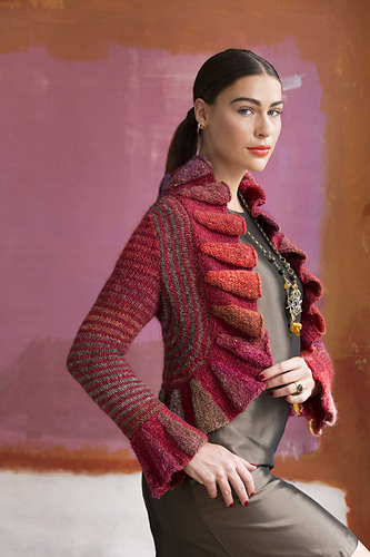 Ravelry: Ruffle-Edged Cardigan pattern by Irina Poludnenko