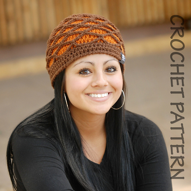 Ravelry: Fishnet Beanie pattern by Liz McQueen