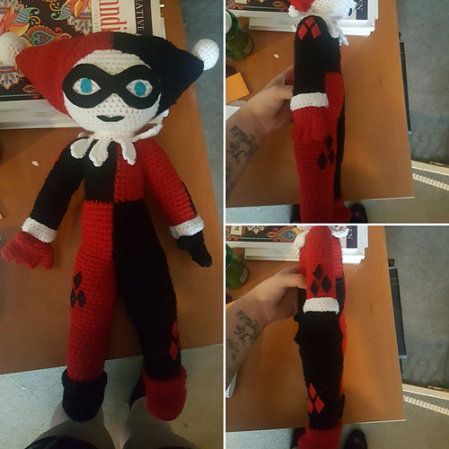 Ravelry: Harley Quinn pattern by Anna Carax