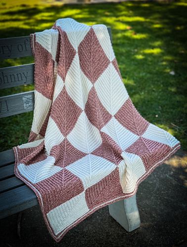Ravelry: 3434 Mitered Square Afghan pattern by Plymouth Yarn Design Studio