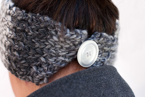 Ravelry: F553 Essex Buttoned Headband pattern by Plymouth Yarn Design Studio