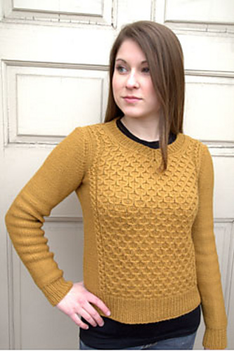 Ravelry: 2874 Aran Pullover pattern by Plymouth Yarn Design Studio