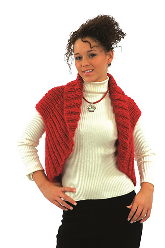 Ravelry: N026 Shrug/Vest pattern by Sarah Punderson