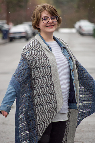 Ravelry: M128 Deep River Wrap pattern by Meghan Jones
