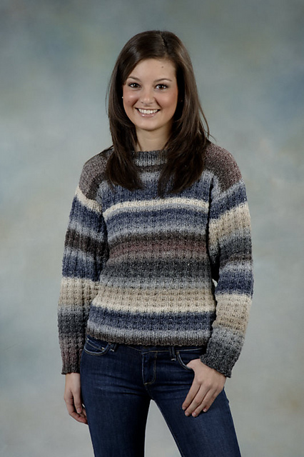Ravelry: Textured Pattern Pullover pattern by Plymouth Yarn Design Studio