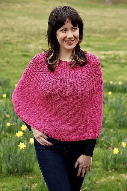 Ravelry: F984 Capelet pattern by Plymouth Yarn Design Studio