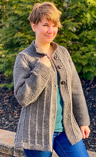 Ravelry: 3474 Woman's Coat pattern by Plymouth Yarn Design Studio