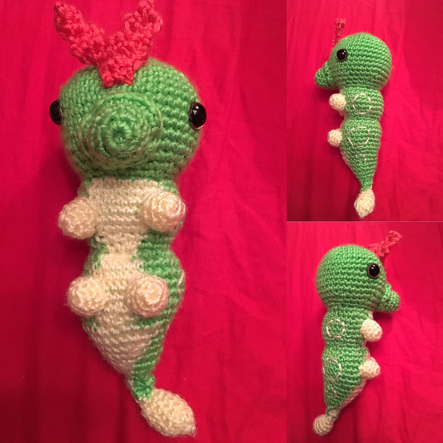 Ravelry: Pokemon Caterpie Caterpillar pattern by Alex McGoran (Pokegirl93)
