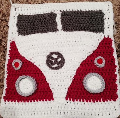 Ravelry: Luv Bus (Vw bus) Square pattern by Kayla Jackson