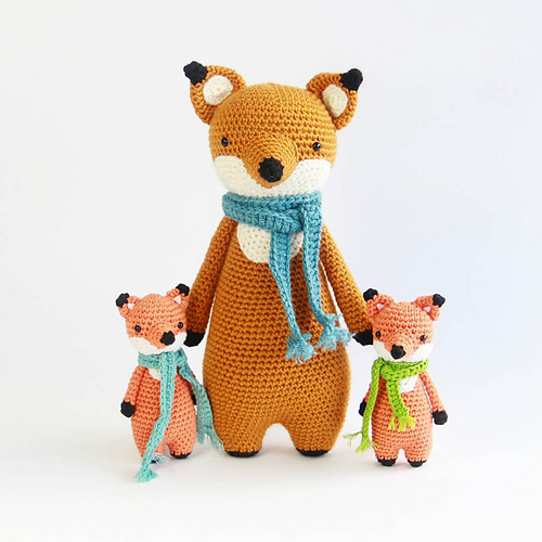 Ravelry: Mini Fox Amigurumi pattern by J.A. Poolvos