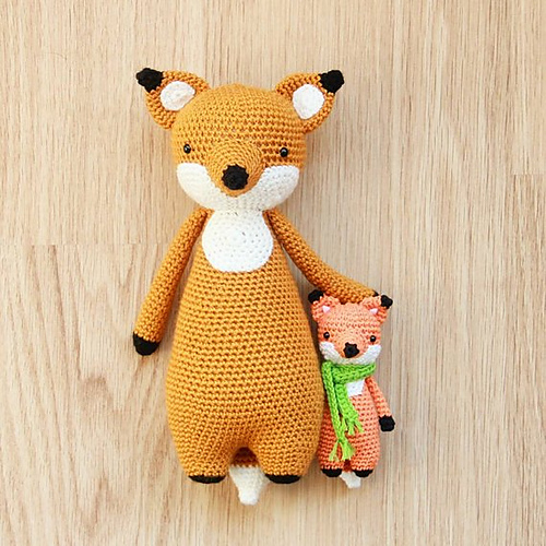 Ravelry: Mini Fox Amigurumi pattern by J.A. Poolvos
