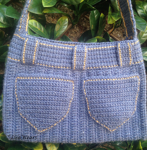 Ravelry: Double Denim Bag / Purse pattern by Lisa Wears