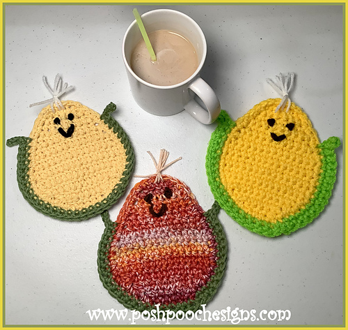 Ravelry: Corny Corn Coasters pattern by Sara Sach