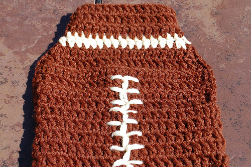 Ravelry: Football Shaped Dog Sweater pattern by Sara Sach