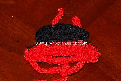 Ravelry: Lady bug - Dog Sweater and Hat Set pattern by Sara Sach