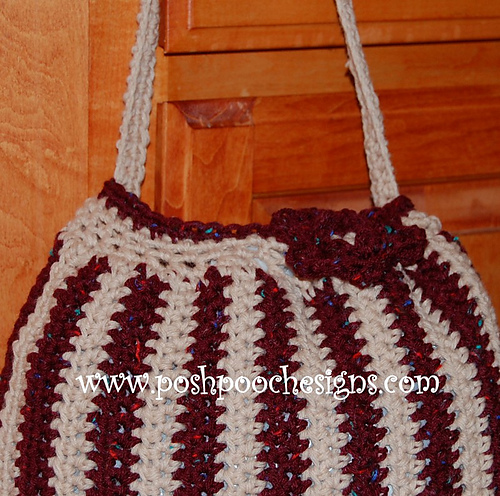 Ravelry: Fat Striped Bag pattern by Sara Sach