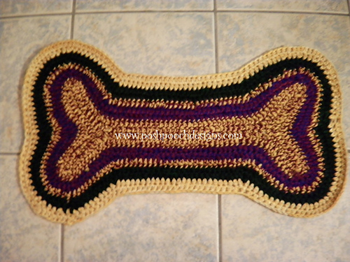 Ravelry: Dog Bone Rug or Mat pattern by Sara Sach