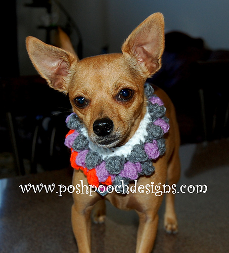 Ravelry: Bobble Stitch Dog Hat and Cowl pattern by Sara Sach