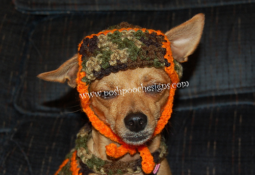 Ravelry: Camo Hunting Dog Hat pattern by Sara Sach