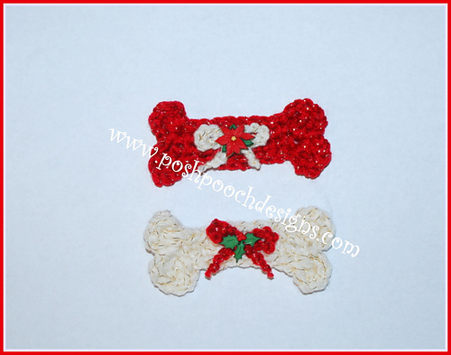 Ravelry: Dog Bone Christmas Ornament pattern by Sara Sach
