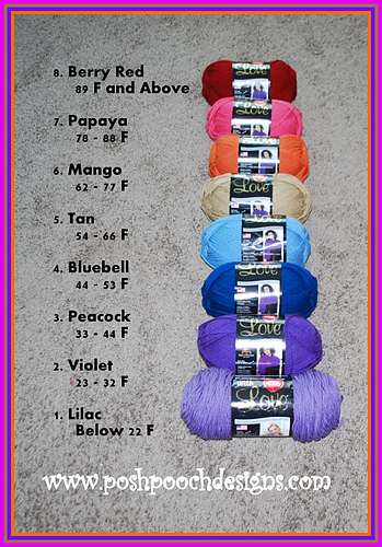 Ravelry: My Temperature Scarf pattern by Sara Sach