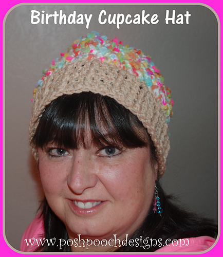 Ravelry: Cupcake Birthday Hat pattern by Sara Sach
