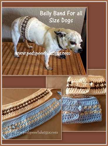 Ravelry: Dog Belly Band pattern by Sara Sach