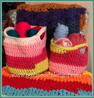 Ravelry: Spunky Chunky Baskets pattern by Sara Sach