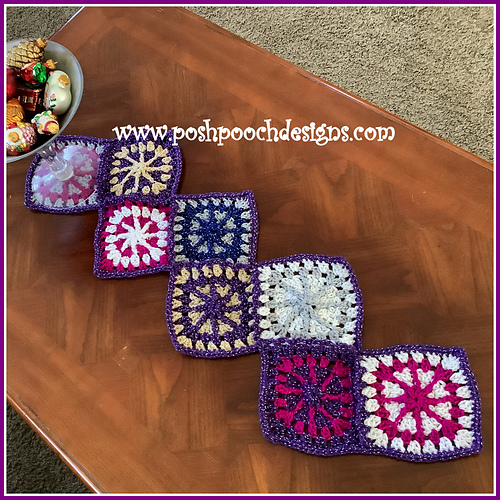 Ravelry: Firecracker Table Runner pattern by Sara Sach