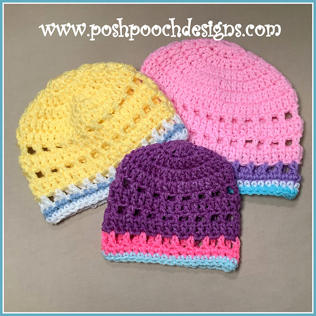 Ravelry: Child's Spring Beanies pattern by Sara Sach