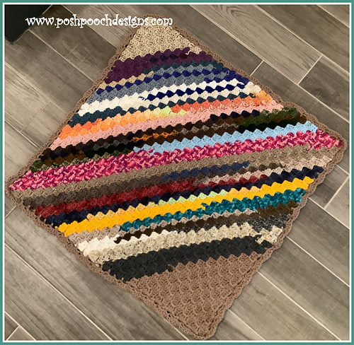 Ravelry: Scrap Happy Chunky Blanket pattern by Sara Sach