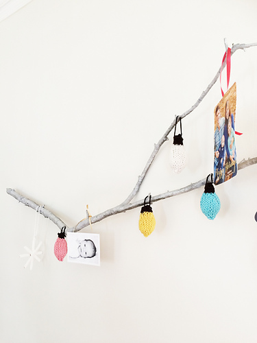 Ravelry: Knitted Christmas Lights pattern by PostStitch