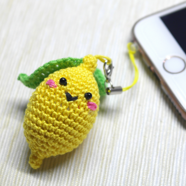 Ravelry: Amigurumi Lemon Keychain pattern by Liliya Pervushina