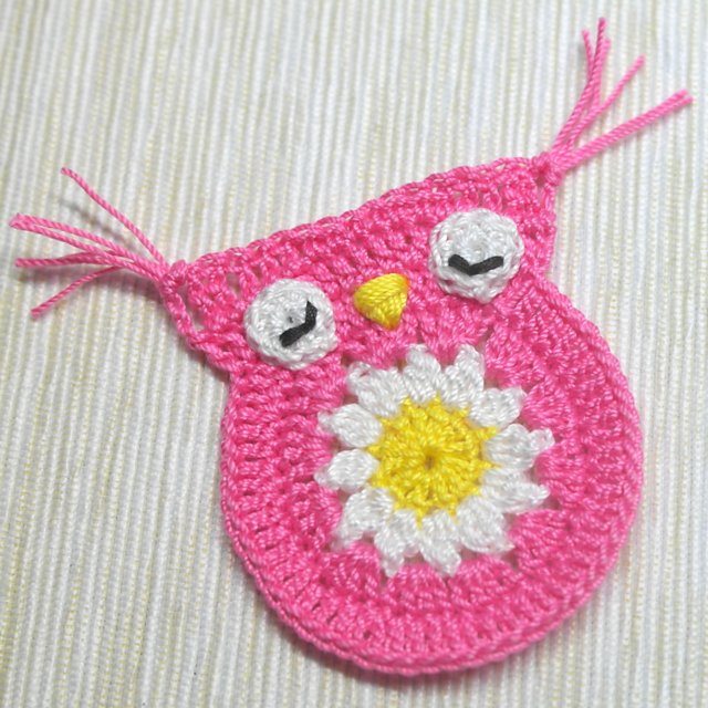 Ravelry: Owl applique pattern by Liliya Pervushina