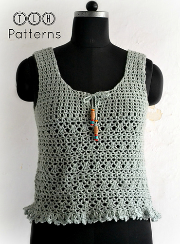 Ravelry: Lace summer top pattern by TLH Patterns