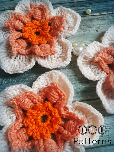 Ravelry: Three layer flower pattern by TLH Patterns