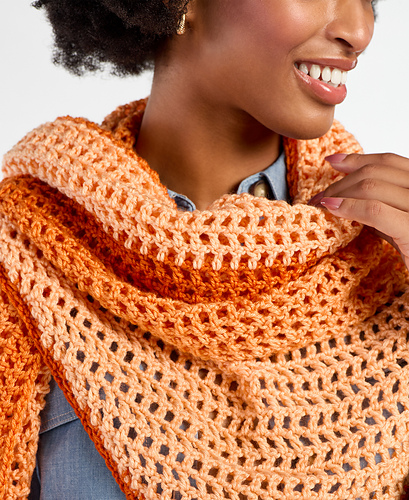 Ravelry: Sunset Glow Shawl pattern by Premier Yarns Design Team