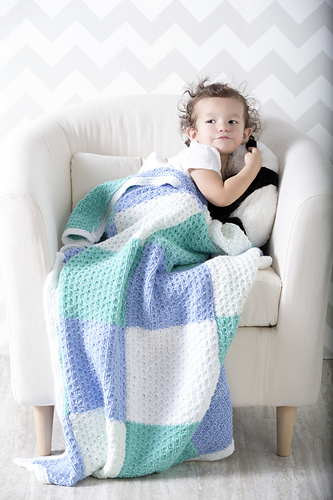 Ravelry: Color Block Baby Blanket pattern by Premier Yarns Design Team