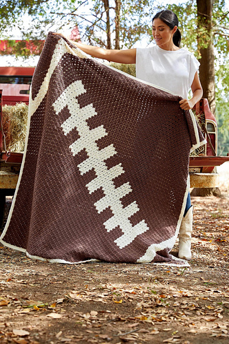 Ravelry: Football Love Afghan pattern by Premier Yarns Design Team
