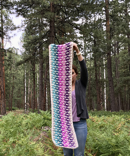Ravelry: Woven Wonder Scarf pattern by Susan E. Kennedy