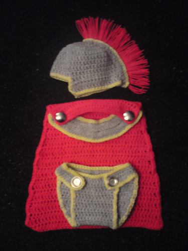 Ravelry: Newborn Gladiator/Roman/Greek/Spartan Warrior pattern by ...