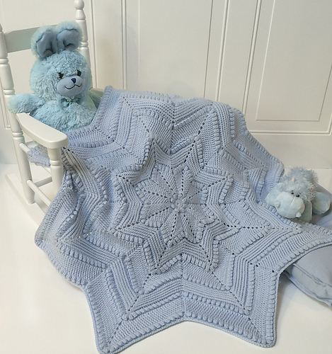 Ravelry: Lourdes Baby Blanket pattern by Priscilla Hewitt