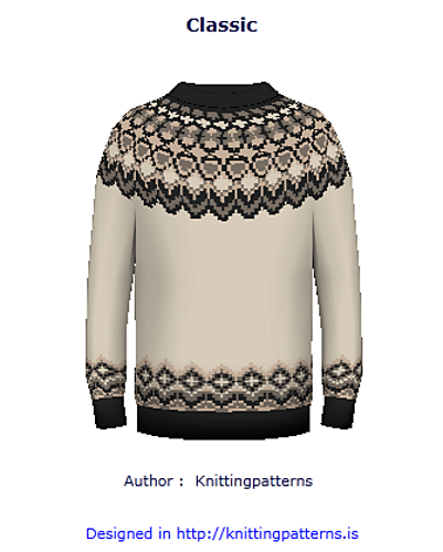 Ravelry: Classic Icelandic Sweater pattern by Sverrir Petursson