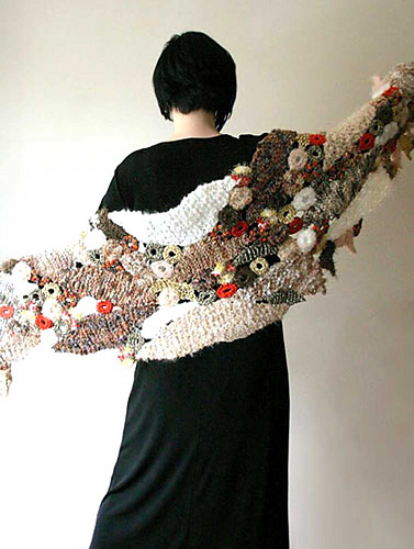 Ravelry: Falling Leaves Wrap pattern by Prudence Mapstone