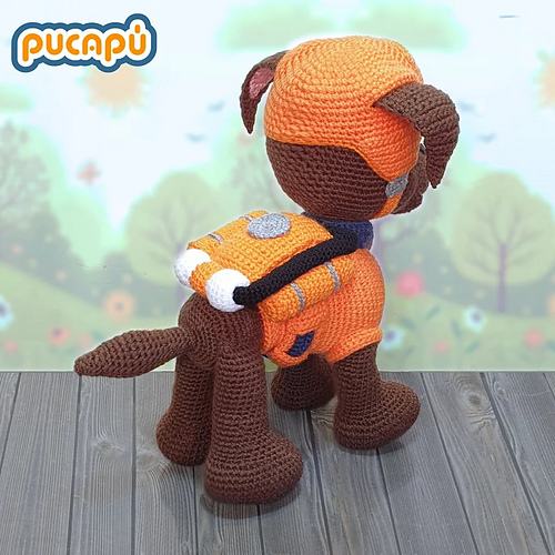 Ravelry: Zuma Paw Patrol pattern by Pucapu Amigurumis