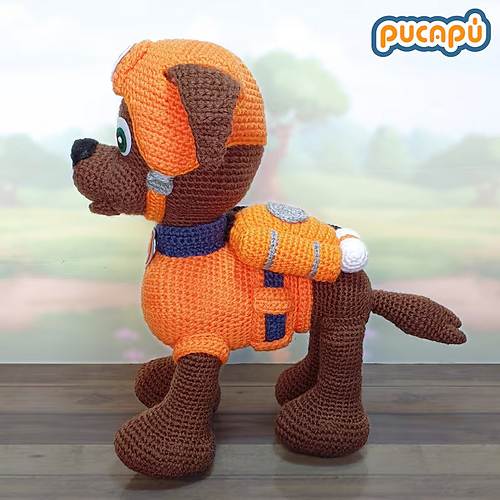 Ravelry: Zuma Paw Patrol pattern by Pucapu Amigurumis