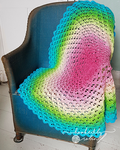 Ravelry: Lotus Flower Blanket pattern by Hooked by Robin